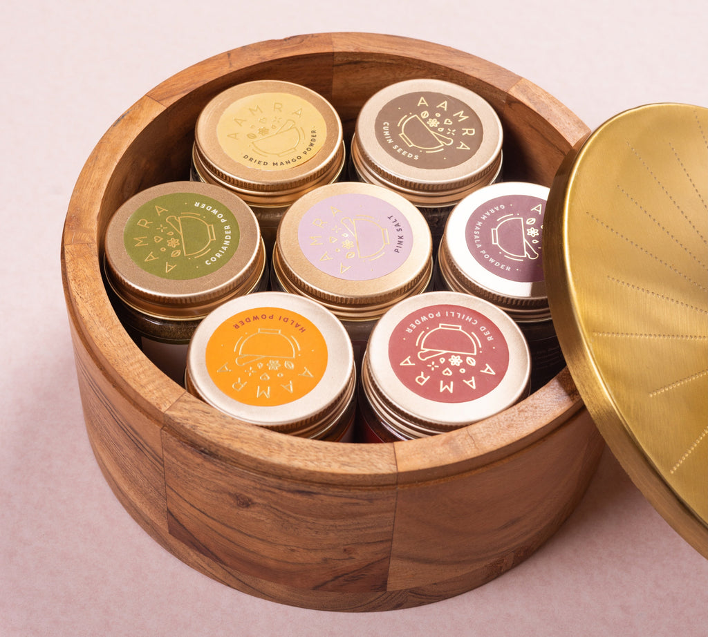 Aamra Heirloom Spice Box (Set of 7) – Aamra by NSK