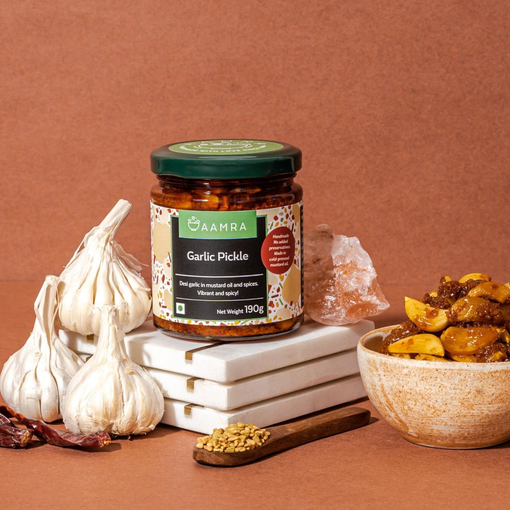 Raw Mango & Garlic Pickle | Traditional Pickles | Buy Pickles Online ...