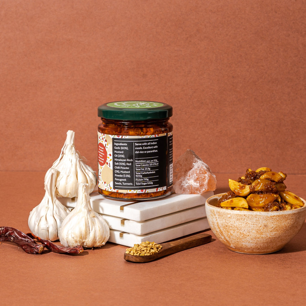 Raw Mango & Garlic Pickle | Traditional Pickles | Buy Pickles Online ...