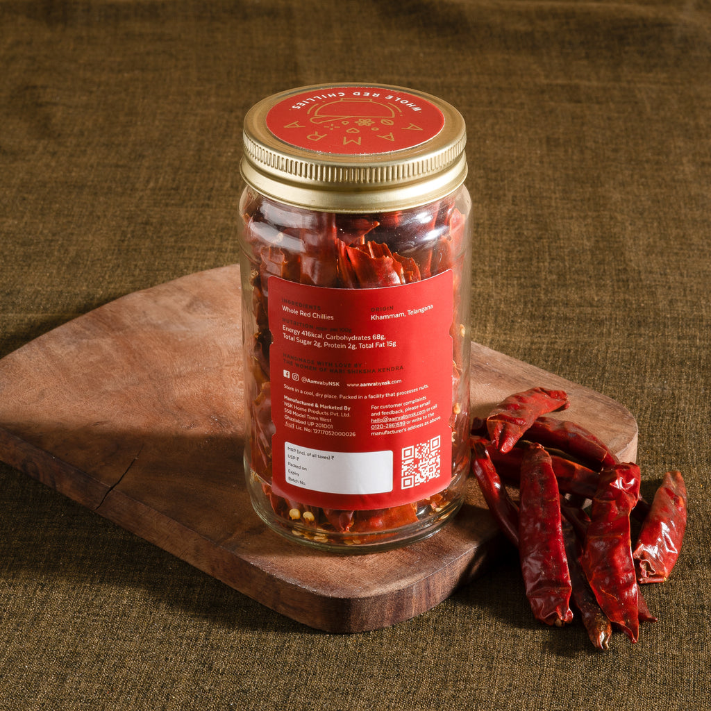 Whole Red Chillies | Sabut Lal Mirch – Aamra by NSK